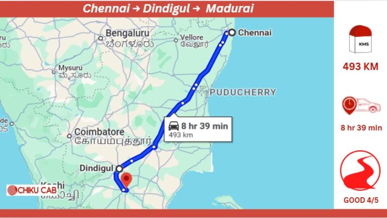 Chennai to Madurai by Road – Distance, Time & Guide