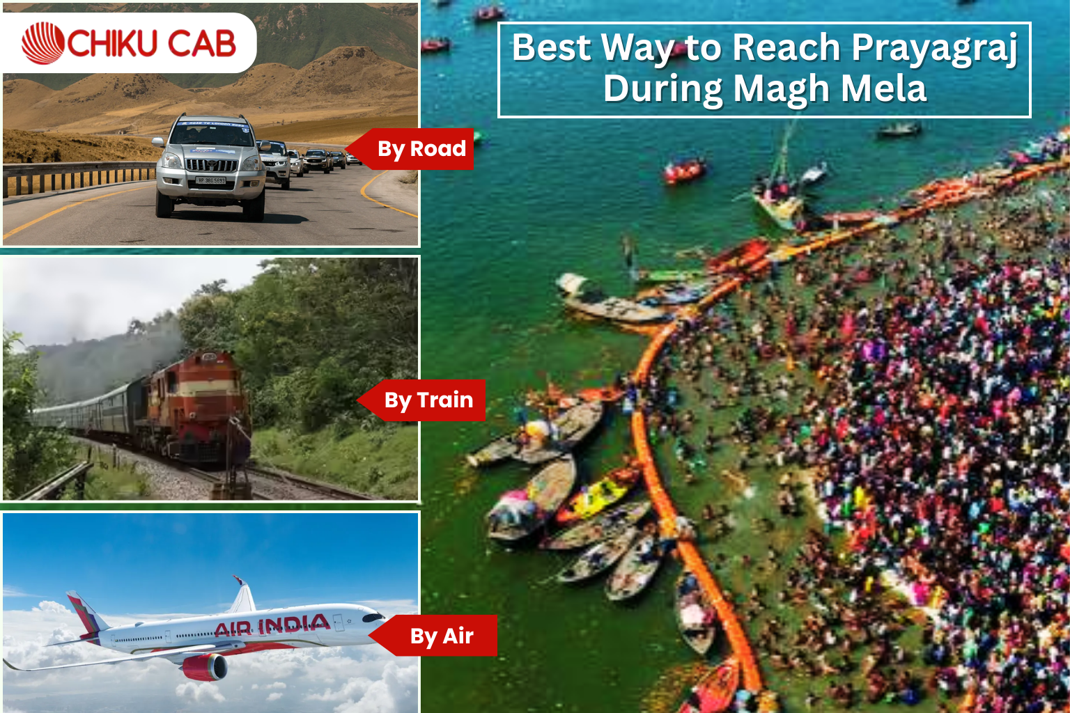 City-wise Guide to Reach Prayagraj for Magh Mela 2026