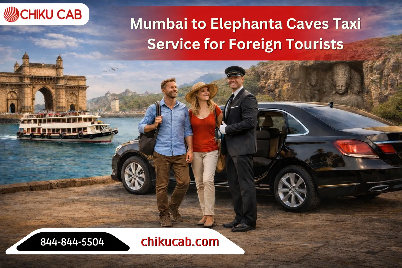 Mumbai to Elephanta Caves Taxi for Foreign Tourists | Safe