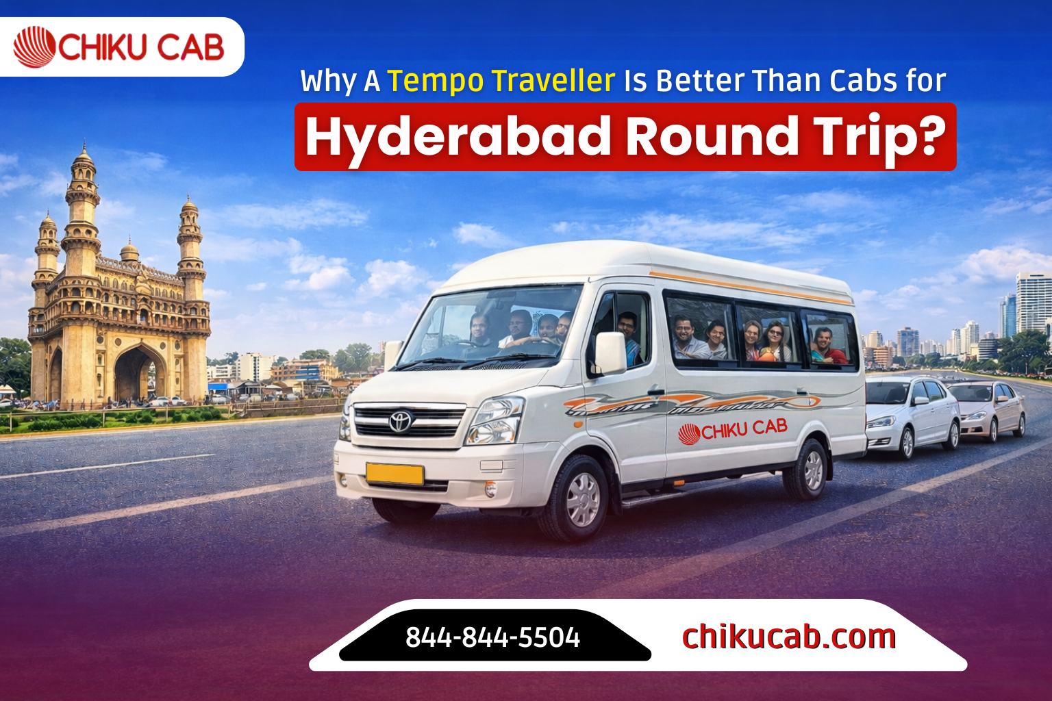 Why Tempo Traveller Is Better Than Cabs for Hyderabad Round Trip