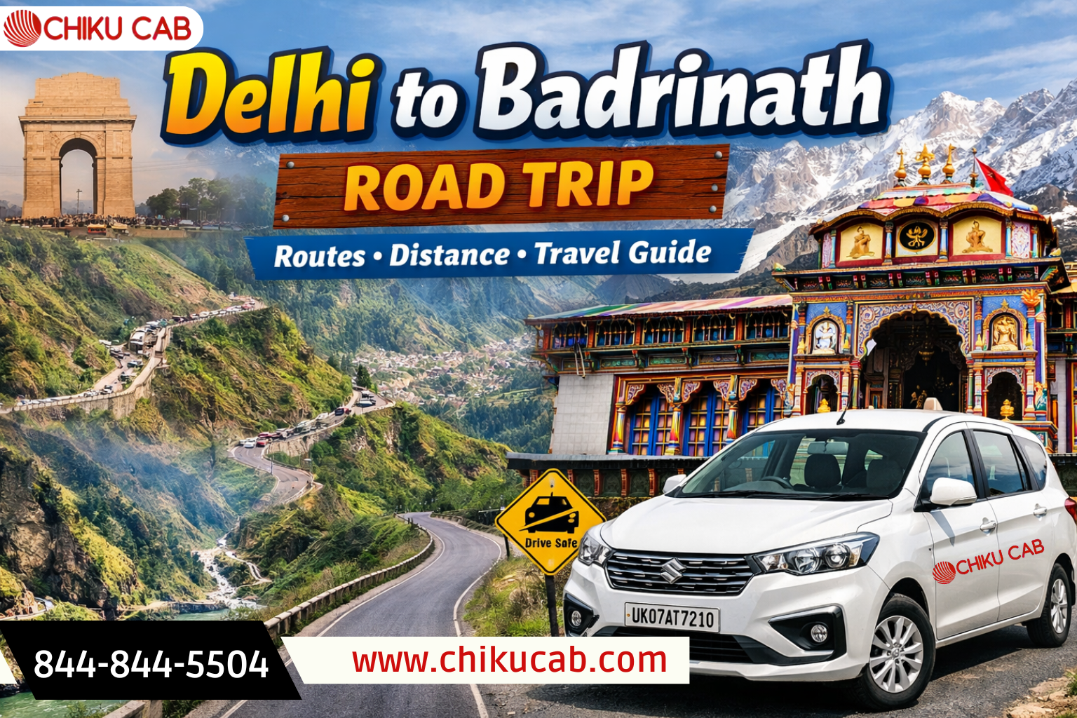 Delhi to Badrinath Road Trip Distance, Route Guide & Travel Tips 2026